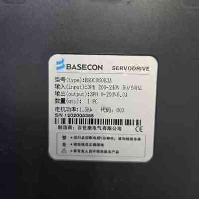 议价百世康BSDC060B3A驱动器1.5kw下来的适用