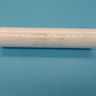 精选[高压无感无限膜电容器]0.0022Uf/222/30000V/30Kv 19*120