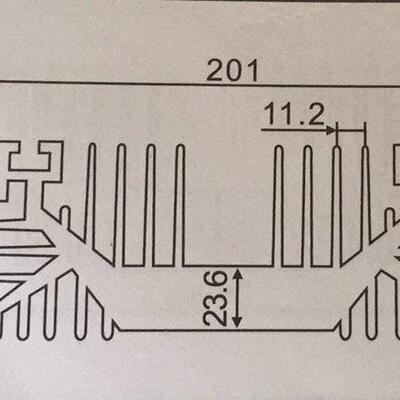 热直晶闸管柜反并铝型材平板可控硅销流散热片联散热器