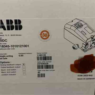 ABB 1010121001智能阀门定位器，，-议价商品
