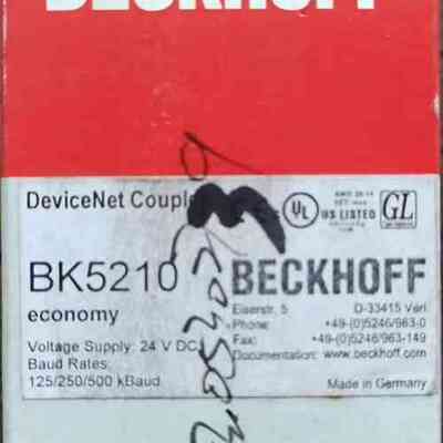 原装BECKHOFF倍福 BK5210经济型DeviceNe
