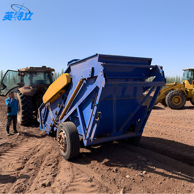 Agricultural stone picking machine土地石头清理机砖块捡拾机