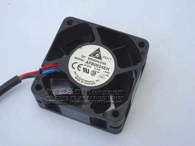 正品台达 AFB0624EH 6025 24V 0.36A 6CM/厘米 双滚珠变频器风扇