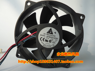 原装台达 9225 9厘米 12V 0.4A AFB0912HH 大风量圆形CPU散热风扇