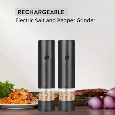 Electric grinder pepper pepper sea salt grinder bottle