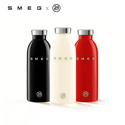 SMEG×24bottles设计联名款WBF01意式复古便携旅行保温保冷水杯