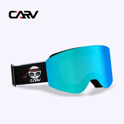 CARV 男女护滑雪m眼镜磁吸 护目镜防风镜单板双板滑雪镜 防雾透气