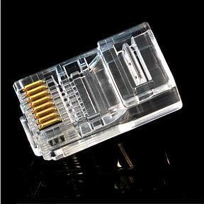 网络六类水晶头RJ45q 高低针千兆网络水晶头 CAT6网络水晶头