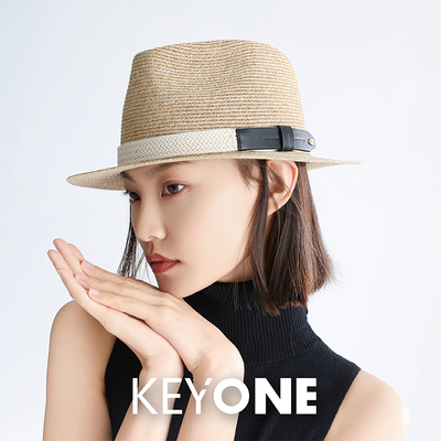 KEYONE高顶帽女春夏遮阳轻奢