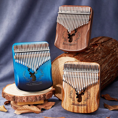 优选cega拇指琴卡林巴琴21音kalimba初学者入门手指拇琴卡灵巴琴