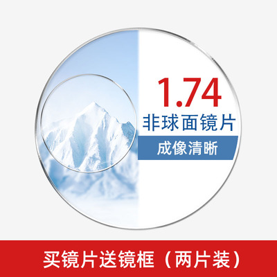 1.74超薄近视眼镜片防蓝光