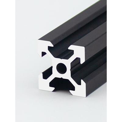 2020欧标V槽黑色铝型材2020v-slot铝材3D打印机型材2020V槽