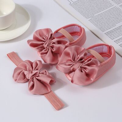 Baby Girls Shoes Cute Bowknot Mary Jane Flats Crib Shoes Pri