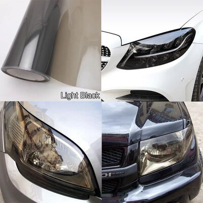 Smoke Matte Black Car Headlight Film Tint Taillight Fog Ligh