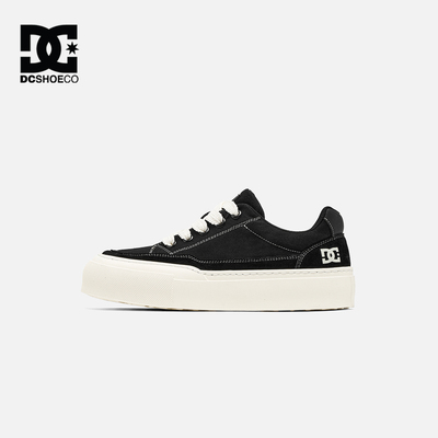 DCSHOES FORGE 男士休闲板鞋2026新款夏季轻薄透气休闲鞋子男鞋黑