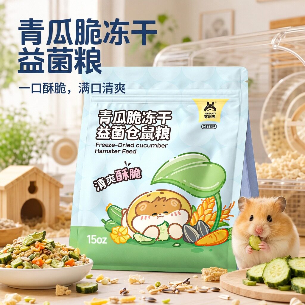 仓鼠粮食冻干金丝熊侏儒营养主粮鼠粮零食小仓鼠粮食大全非饲料