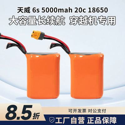 5000mAh6SLIPO电池18650