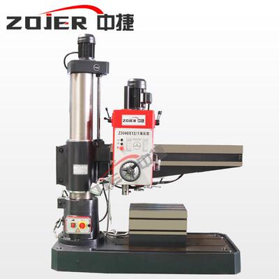 中捷摇臂钻床Z3040半液压摇臂钻床Z3040x13-1液压加紧机械变速
