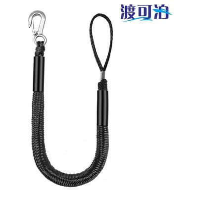 升级钩式停泊绳弹性停泊绳锚绳代码头绳摩托艇快艇独木舟连接