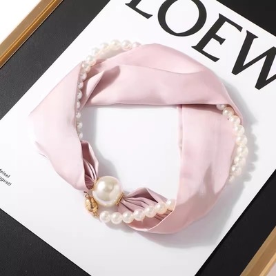 百搭高级感纯色珍珠项链