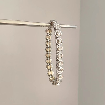 Vintage古着 Full of diamond bubbles手环