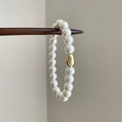 Vintage古着 Subtle Gold Pearl手链