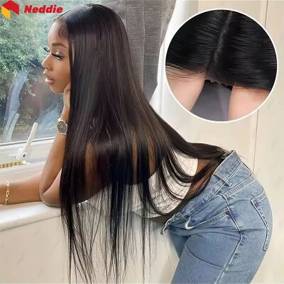Glueless Wigs Human Hair Ready To Wear Bone Straight Human H