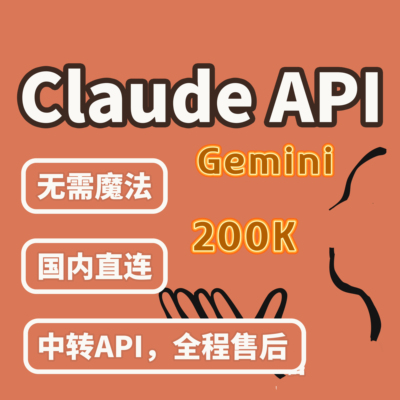 Claude api 4.5 sonnet,gemini3/opus4.5 中转 api