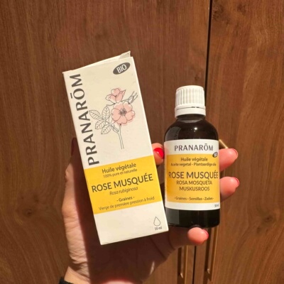 巴黎BC直邮PRANAROM普罗芳玫瑰果油基础油补水保湿修复精华50ml