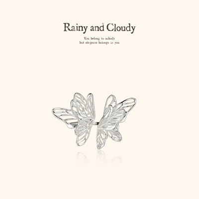 蝴蝶咏叹调｜叠影开口戒指