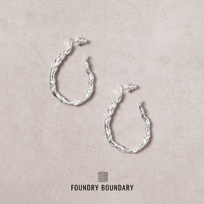 FOUNDRYBOUNDARY大耳环原创女