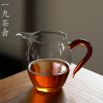 一九茶舍 加厚玻璃公道杯 手工耐热玻璃茶海 分茶器 功夫茶具公杯