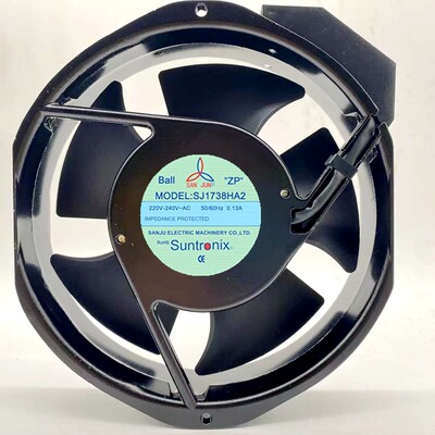 SJ1738HA2 三巨风机AC220V 17238 HA1机柜变频器轴流散热风扇