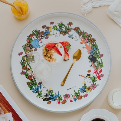 【现货礼盒装】Zicco Moomin姆明阿美史力奇树脂托盘餐盘果盘