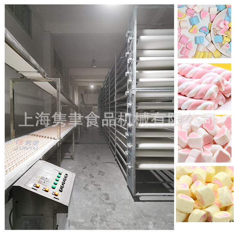 热卖小型全自动棉花糖挤出机棉花糖设备棉花糖成型生产线厂家
