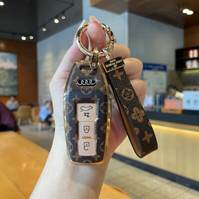 适用2025款奥迪a5l钥匙套一汽上汽A5L车a6letron汽车q6letron扣包