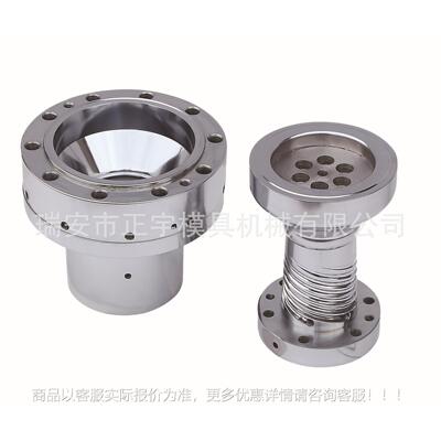 专业生产销售30-900mm膜P模头适用LDE 吹LLDPE机 HDPE原料产量高