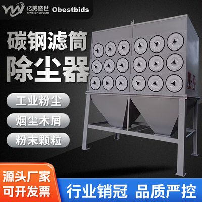 脉冲滤筒除尘器工业施工粉尘收集器碳袋式吸尘器钢工业除尘器设备