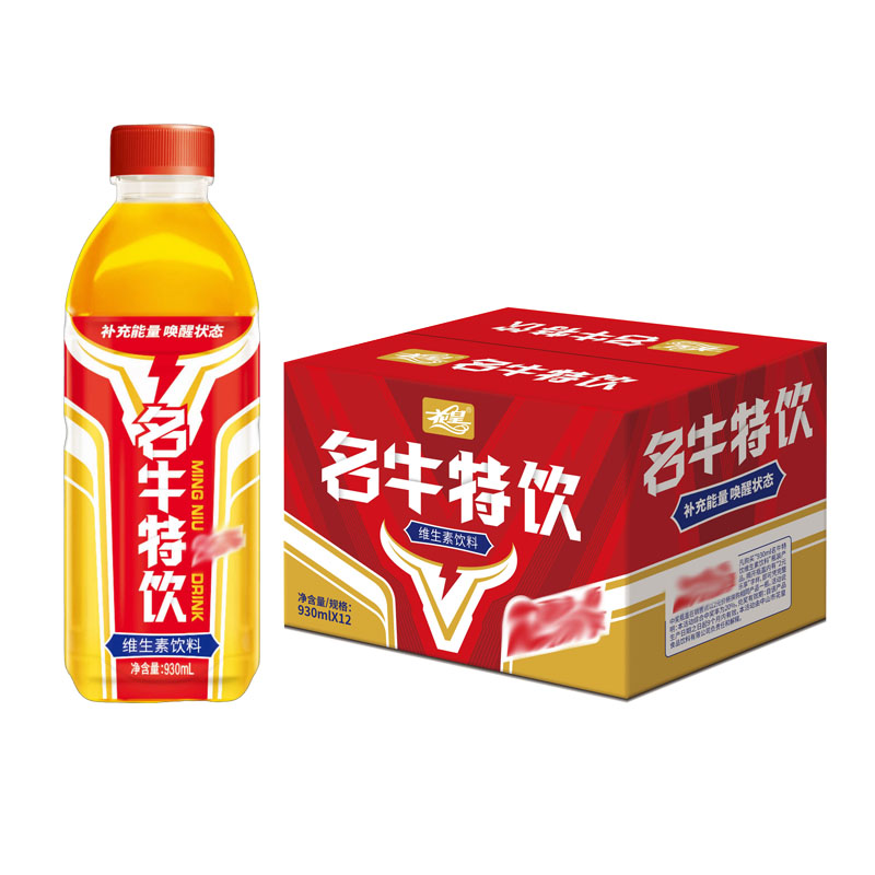 名牛特饮维生素饮料 930ml 大瓶装 补充能量熬夜提神饮品整箱