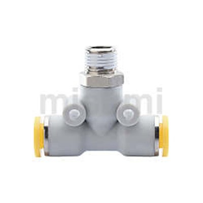 T型三通快速接头E-PACK-MPB-D4/D5/D6/D8/10/12-M5/1/2/3/4外螺纹