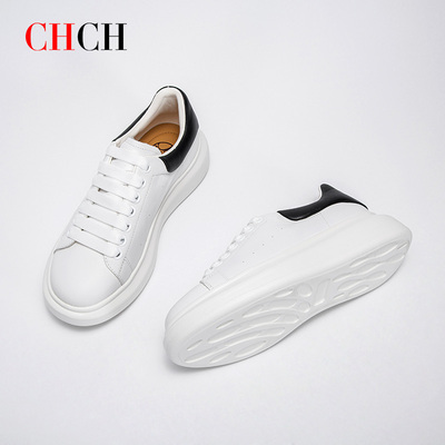 CHCH平衡鞋女式厚底时尚休闲小白鞋板鞋CN2B5281