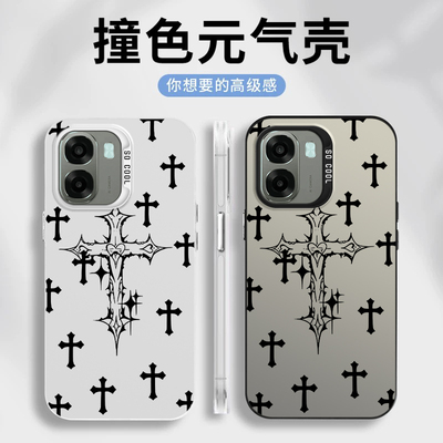 适用于OPPOA6t手机壳新款PLT140全包防摔十字架保护套oppoa6t网红个性男女款ins风元气壳高级感OPPOA6x的外壳