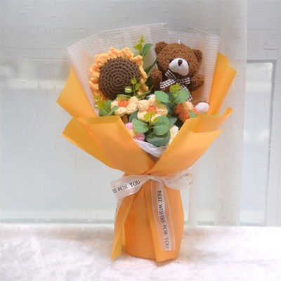 毕业季中考礼物玩偶花束礼品一举夺魁向日葵生日00