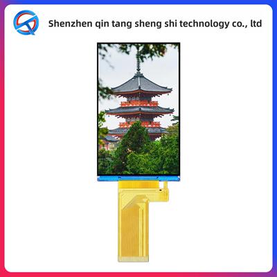 3.97寸TFT显示屏480*800驱动ST7701S接口3WSPI/RGB24bit插接40pin