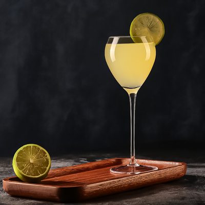 BARSOUL无铅水晶高脚修身170ml个性鸡尾酒杯女士摆拍薄款起泡酒杯