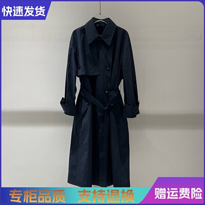 艾诺丝正品国内代购2026秋新款百搭中长款风衣外套女213118-1880
