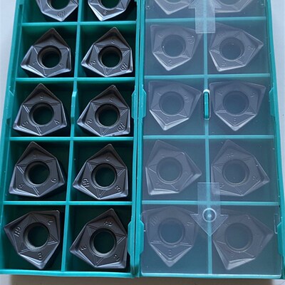 WNMU080608/040304/060408快进给铣刀片双面六角X面铣刀盘飞刀盘