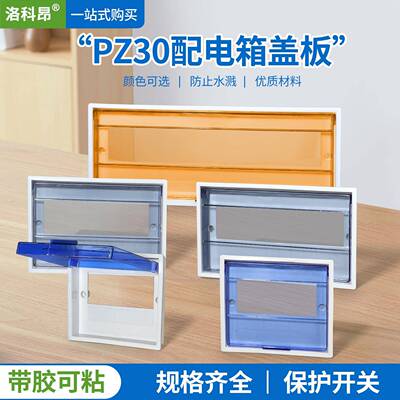 PZ30配电箱盖子塑料面板通用1012151820回路家用空开强电表箱罩子