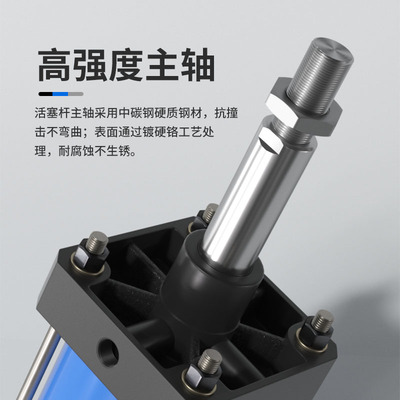 QGB重型全铁气缸大推力标准大全JB125z/160/200/250/320/400X100