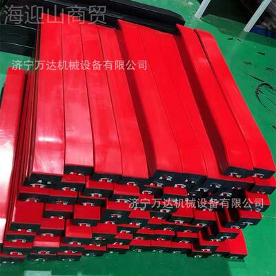 输送用缓冲床 25058聚氨酯冲缓皮带机加重型可调带节橡胶阻燃缓条